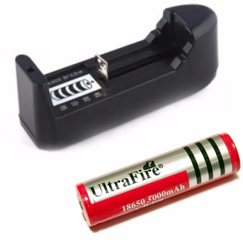Bộ sạc pin 3.7V 4200mAh Ultrafire 18650 Tự ngắt dùng cho đèn pin, quạt ...
