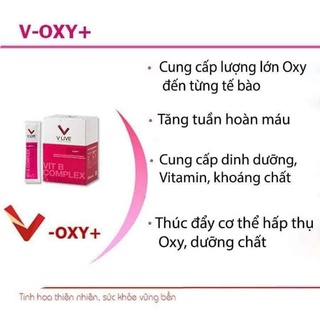 Thực phẩm chức năng tăng cường oxy, tuần hoàn máu VLIVE (V OXY+ ...