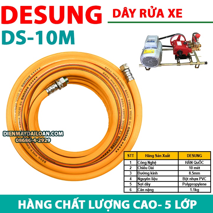 Dây rửa xe áp lực cao DESUNG YAMAHA BOSCH - Đủ kích thước | Shopee Việt Nam