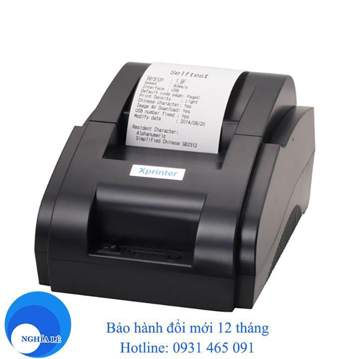 Máy in hóa đơn, bill K58 (58mm) Xprinter 58IIH - Bảo hành chính hãng 12 ...