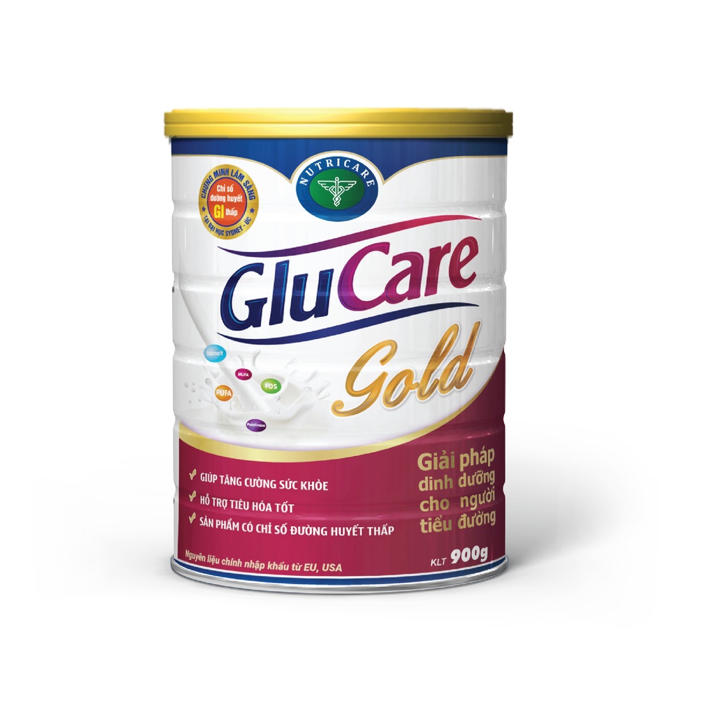 Sữa bột Nutricare Glucare Gold dinh dưỡng cho người tiểu đường (900g) | Shopee Việt Nam