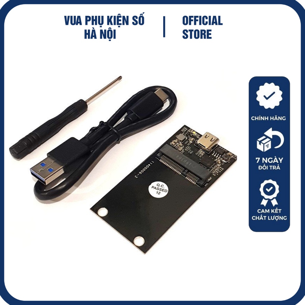 Box SSD Msata USB-A-C 3.1 Blueendless M3C Hàng Chính Hãng | Shopee Việt Nam
