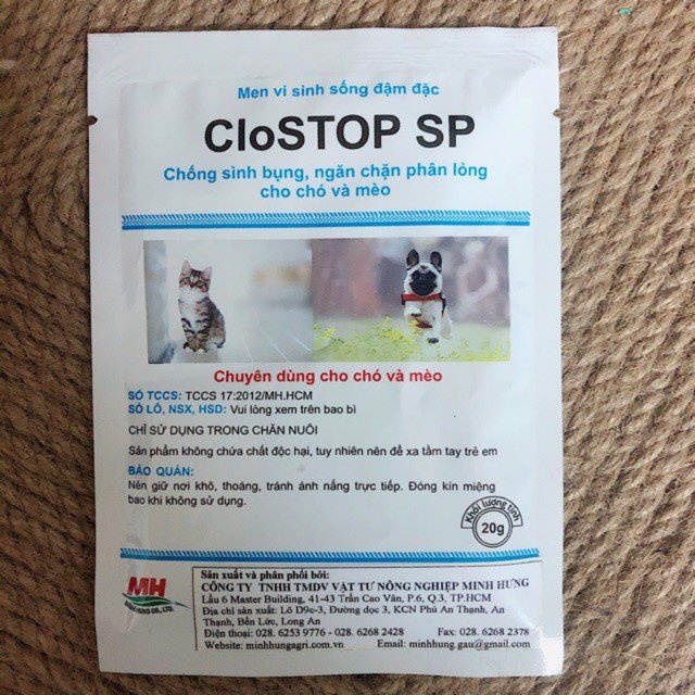 Men tiêu hóa cho chó mèo Clostop sp | Shopee Việt Nam