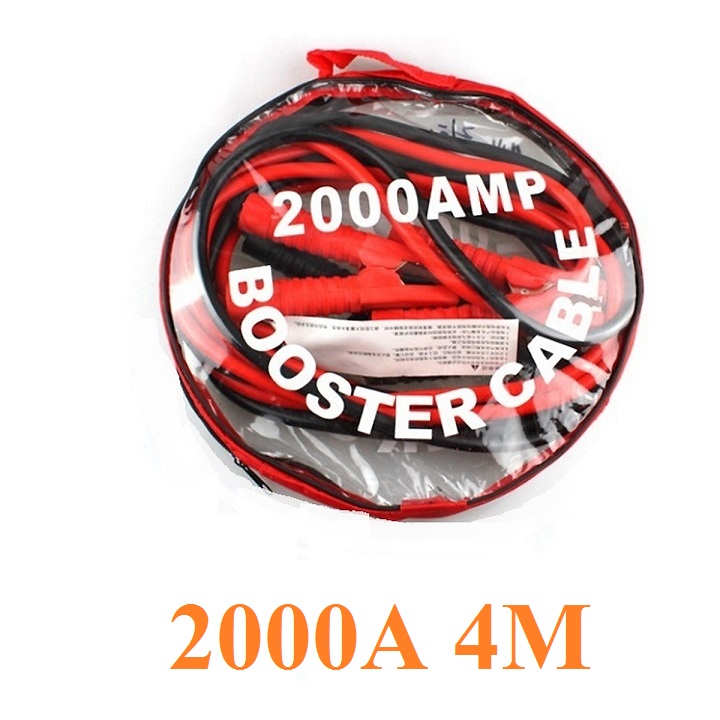 Dây Câu Bình Ắc Quy 2000A Dài 4m Lõi Đồng Có Kẹp Cách Điện | Shopee Việt Nam