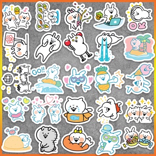 Set 50 cái Sticker Usagyuuun chống nước, Hình Dán thỏ tăng động ...