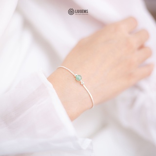 Vòng Tay Bạc Nữ Liugems Kết Hợp Hạt Đá Phong Thuỷ Handmade Mix Charm Bi ...