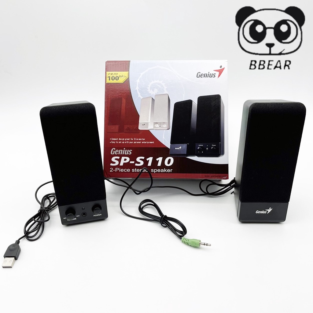 Loa Vi Tính 2.0 Genius SP-S110 | Shopee Việt Nam