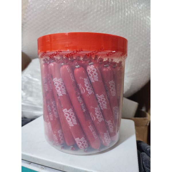 Xúc xích Boom Boom hộp 50 cây×20g | Shopee Việt Nam