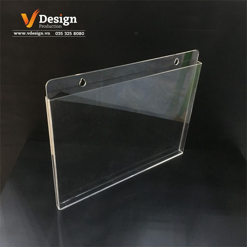 [GIÁ XƯỞNG] KỆ MICA TREO TƯỜNG, KỆ CHECKLIST TREO TƯỜNG MICA A4 NGANG ...