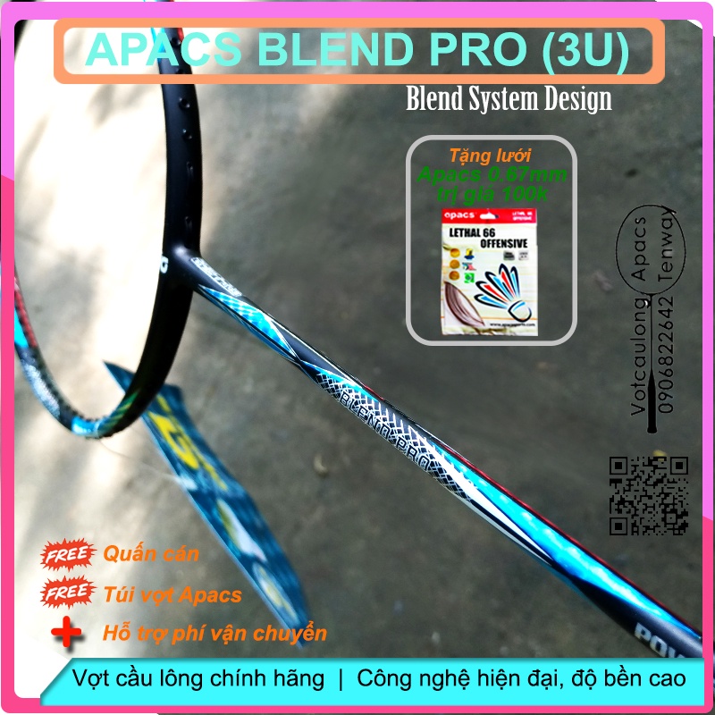 Vợt cầu lông Apacs Blend Pro – Power Plus (3U) | Shopee Việt Nam