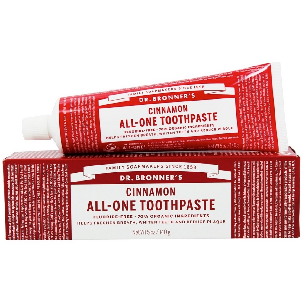 Kem đánh răng 70% hữu cơ 140g DR-BRONNER'S All-one-Toothpaste | Shopee ...