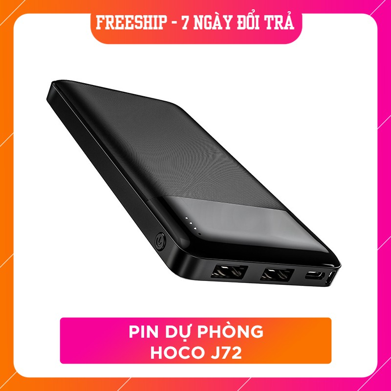 Pin dự phòng J72/10000mah 2 cổng ra Hoco J72 Dung lượng 10.000 mAh 2 ...