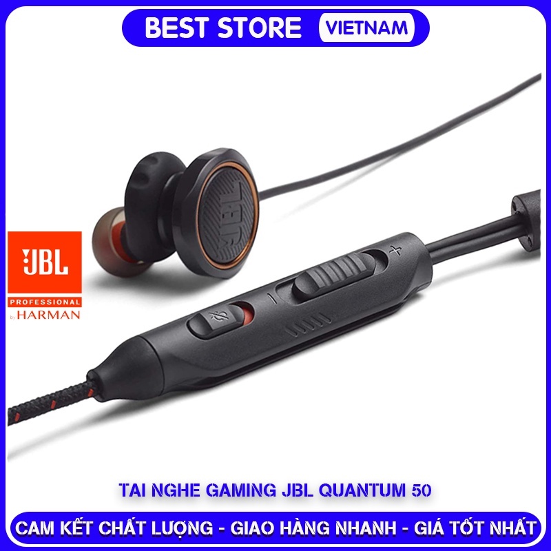 TAI NGHE GAMING IN-EAR JBL QUANTUM 50 - BẢO HÀNH 06 THÁNG | Shopee Việt Nam