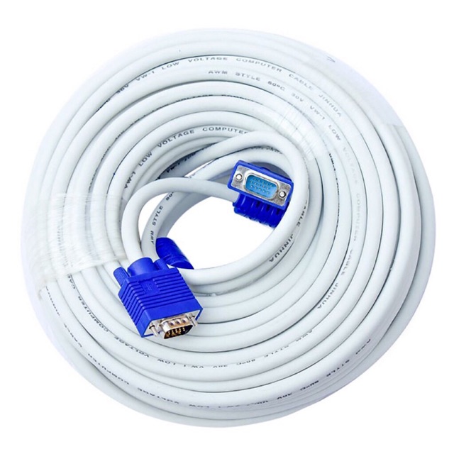 Dây VGA 20m màu trắng | Shopee Việt Nam