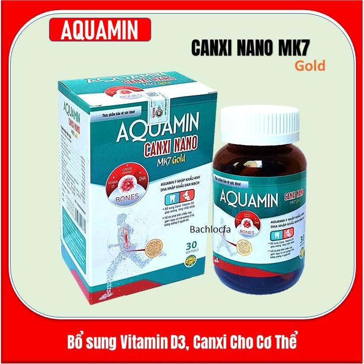 Viên Uống Bổ Sung Canxi ,vitamin D3 Aquamin Canxi Nano MK7 Gold-30 viên | Shopee Việt Nam