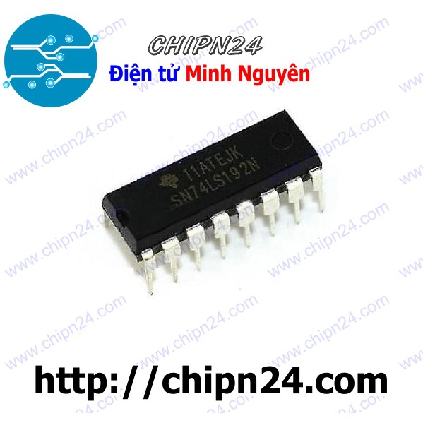 [1 CON] (DIP) IC 74LS192 DIP-16 (74LS192N SN74LS192N 74192) | Shopee ...