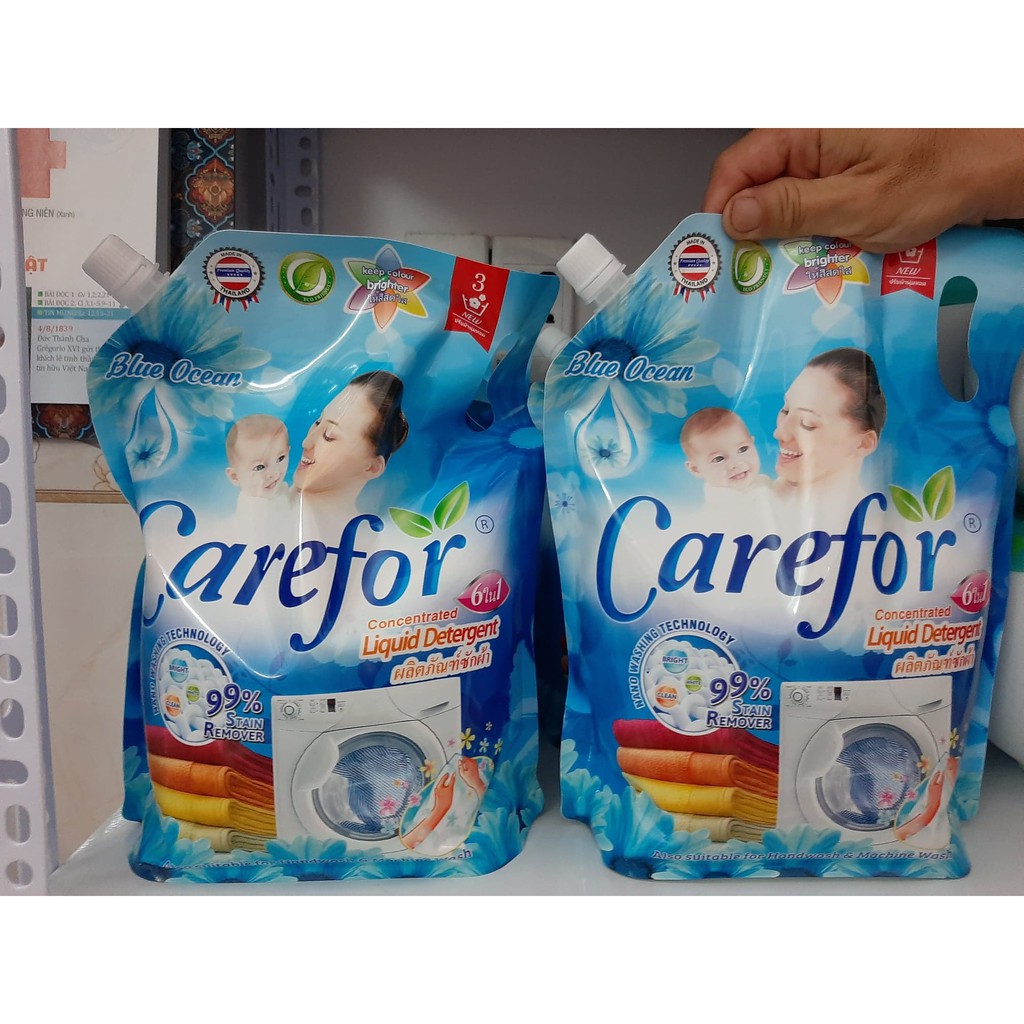 Nước giặt Carefor 2000ml Thái Lan-Màu Xanh | Shopee Việt Nam