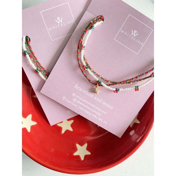 [Whiteline] Set vòng tay X-MAS (có size Chân) | Shopee Việt Nam