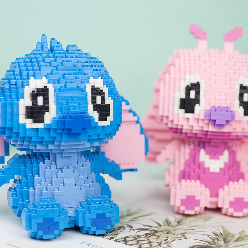 SẴN] Mô Hình Lắp Ráp 3D Stitch & Angel 17cm nanoblock | Shopee Việt Nam