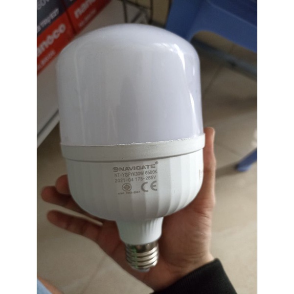 Đèn led Bulb tròn 6500k Navigate 30W | Shopee Việt Nam