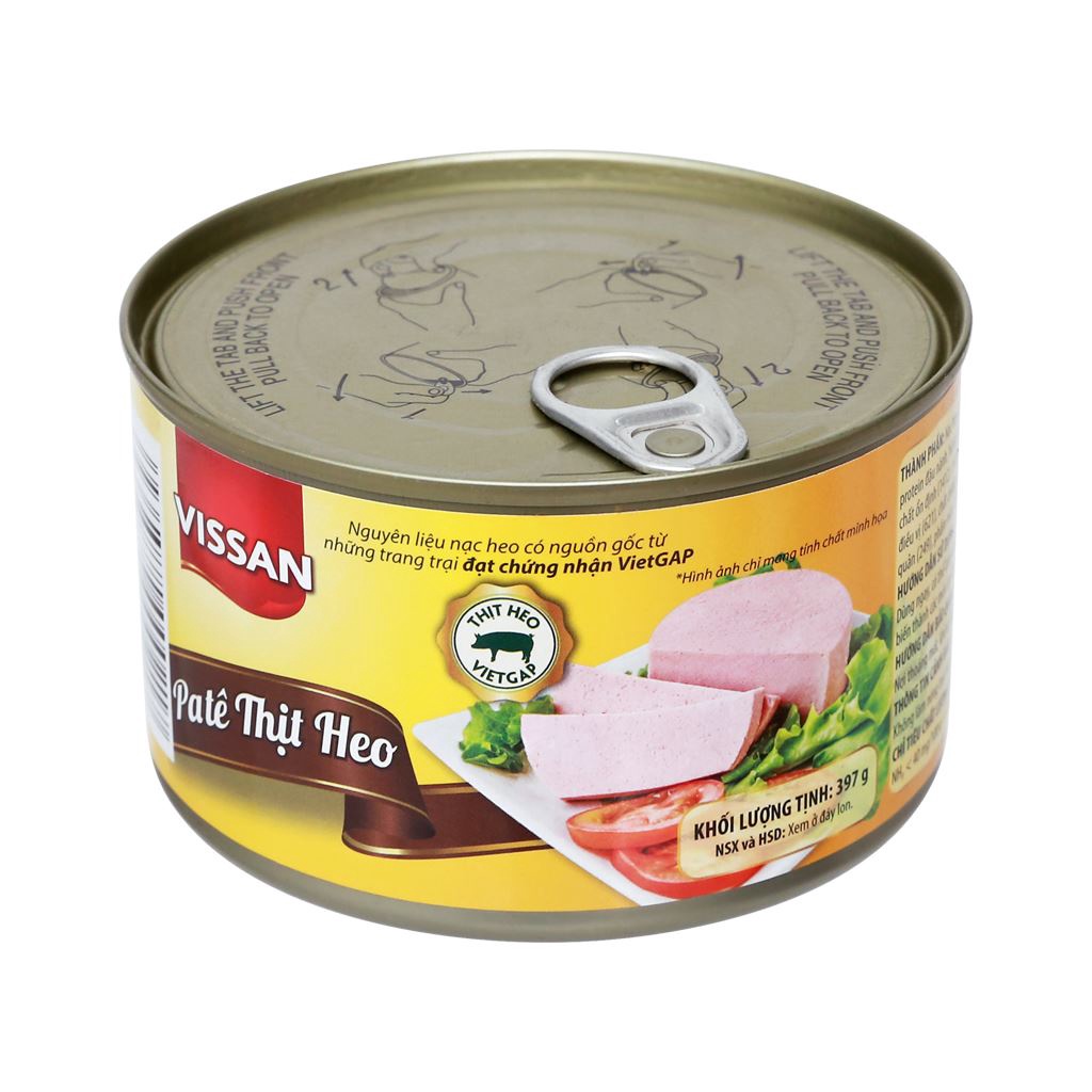 Thịt hộp, Cá hộp, Pate hộp ăn liền Vissan đủ loại 150g,170g, 280g. | Shopee Việt Nam