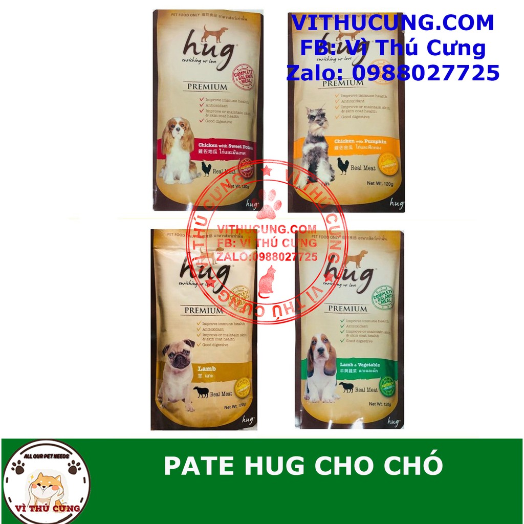 Pate Hug cho chó 120g | Shopee Việt Nam