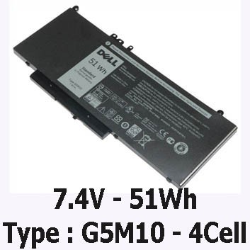 Pin ZIN laptop Dell Latitude E5250 E5270 E5450 E5570 G5M10 WTG3T 7V69Y ...