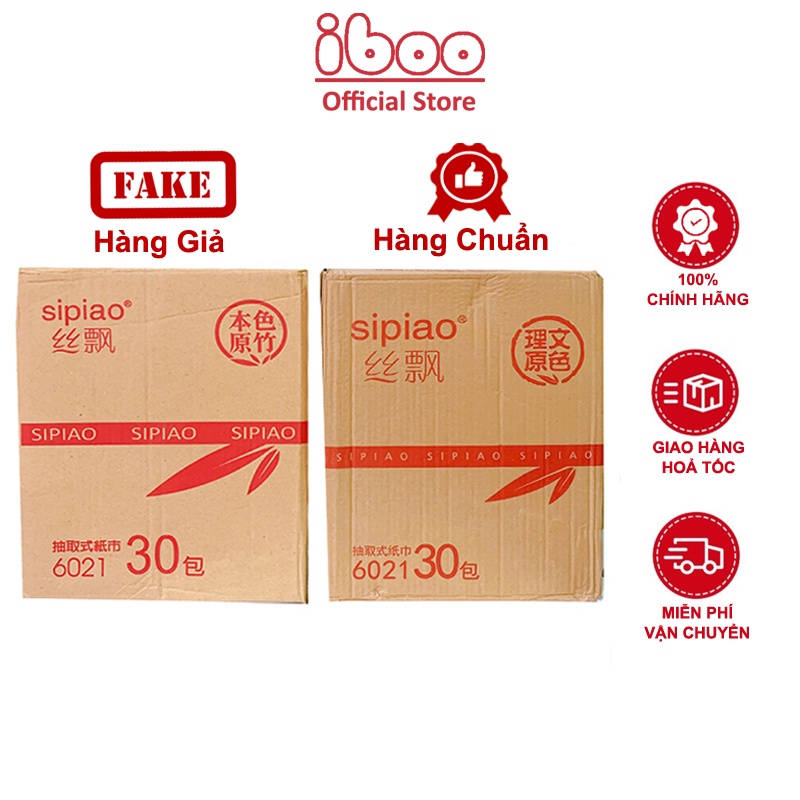 Thùng 30 Gói Giấy Ăn Gấu Trúc SIPIAO - Hàng Chuẩn | Shopee Việt Nam