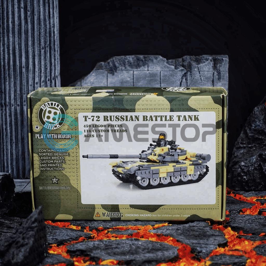 Mô hình LEGO T 72 Russian Battle Tank Battle Brick Mô hình lắp ráp Nhựa ...