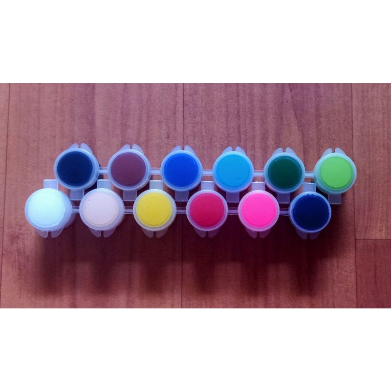 Màu acrylic 5D pha đất sét, vẽ tranh.( loại 1, không pha nước) | Shopee ...