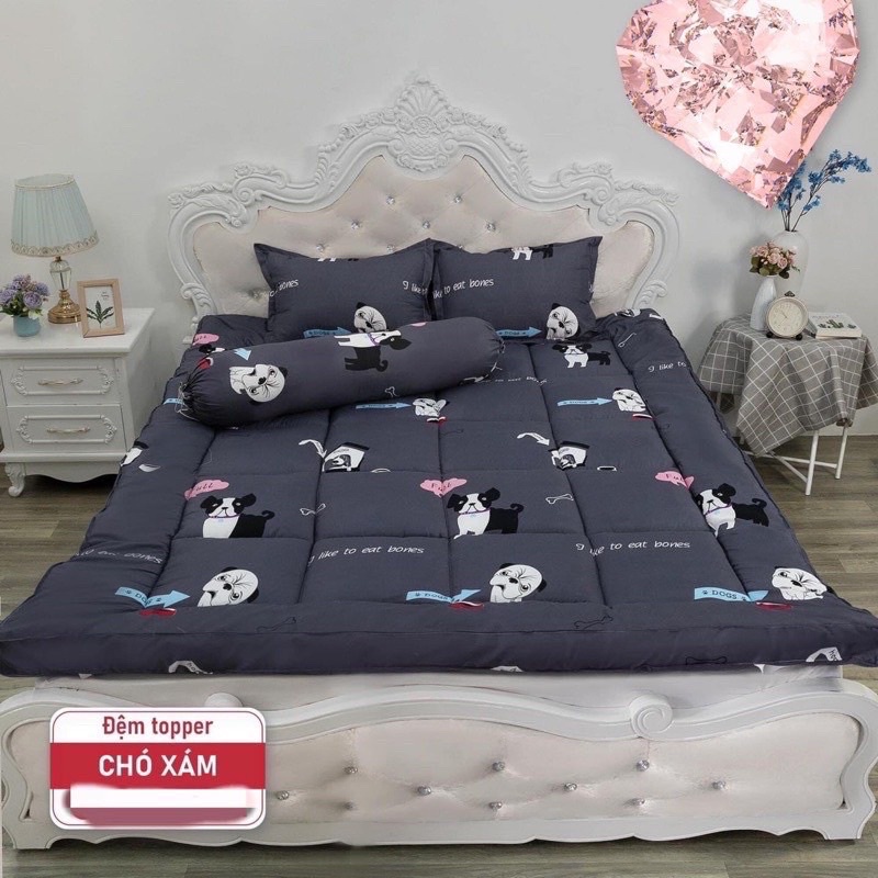 Nệm Topper xuất nhật loại 1m,1m4, Đệm tấm Topper êm mềm loại dày 4-5cm ...