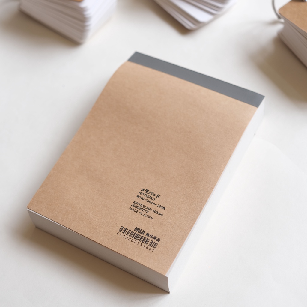 Tập Ghi Chú Muji 400 Trang NotePad - Hàng Chính Hãng | Shopee Việt Nam