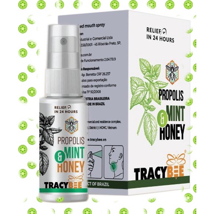 [CHÍNH HÃNG] Xịt họng keo ong TRACYBEE vị bạc hà - Giảm viêm họng cho ...