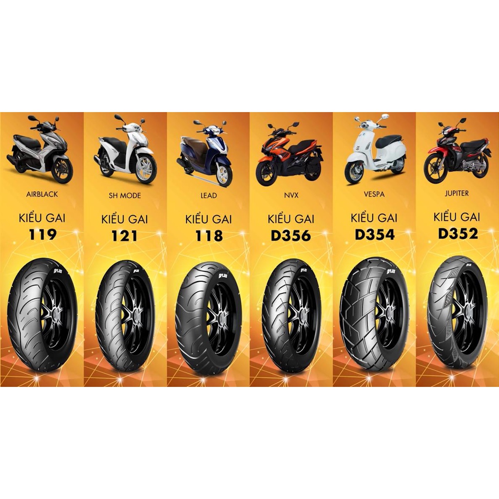 80/90_14 ( lốp trước VARIO 125. VISION, AirBlade ) Vỏ Xe Máy Hãng DRC ( DPLUS ): | Shopee Việt Nam