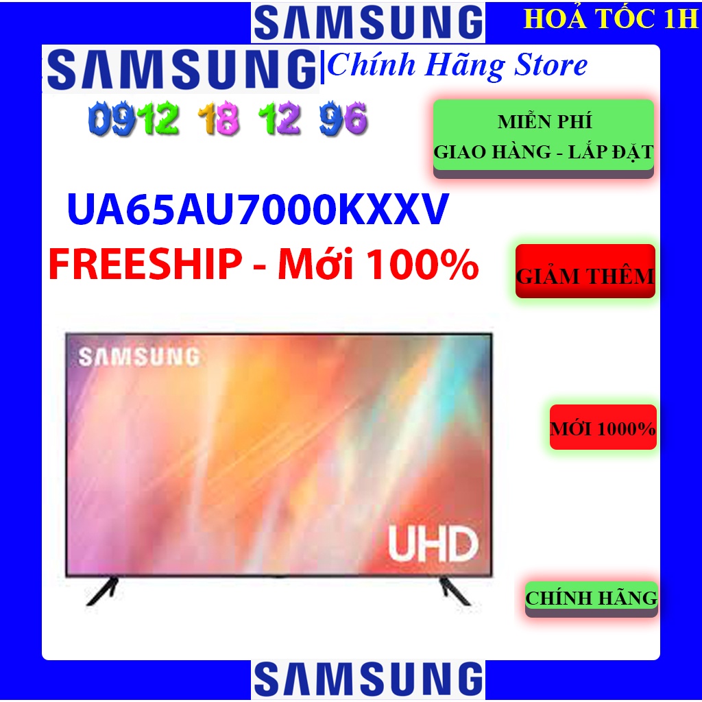 UA65AU7000 _ Smart Tivi Samsung 4K UHD 65 Inch UA65AU7000KXXV ...