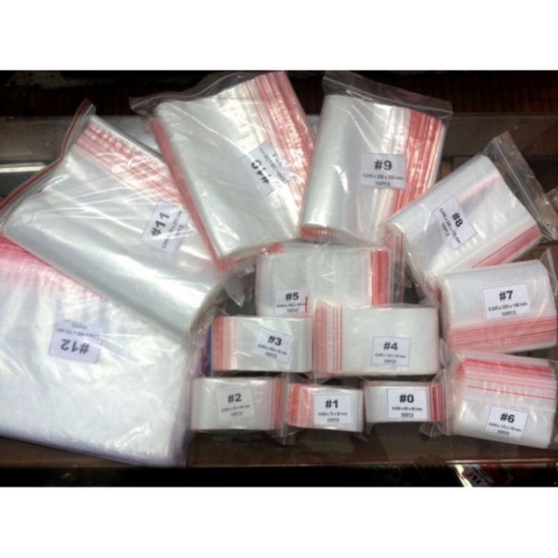 100gram (1 lạng) Túi zip zipper chỉ đỏ viền đỏ đựng bánh kẹo | Shopee ...