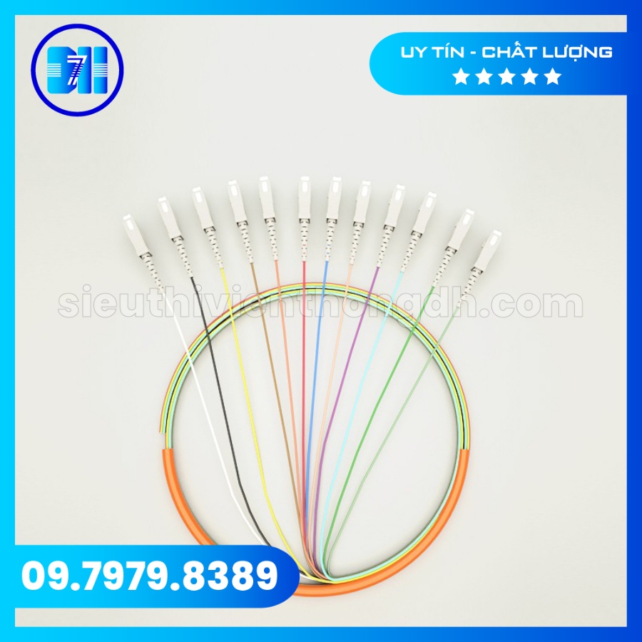 Dây hàn quang PIGTAIL Multi-mode OM2 SC 12 màu | Shopee Việt Nam