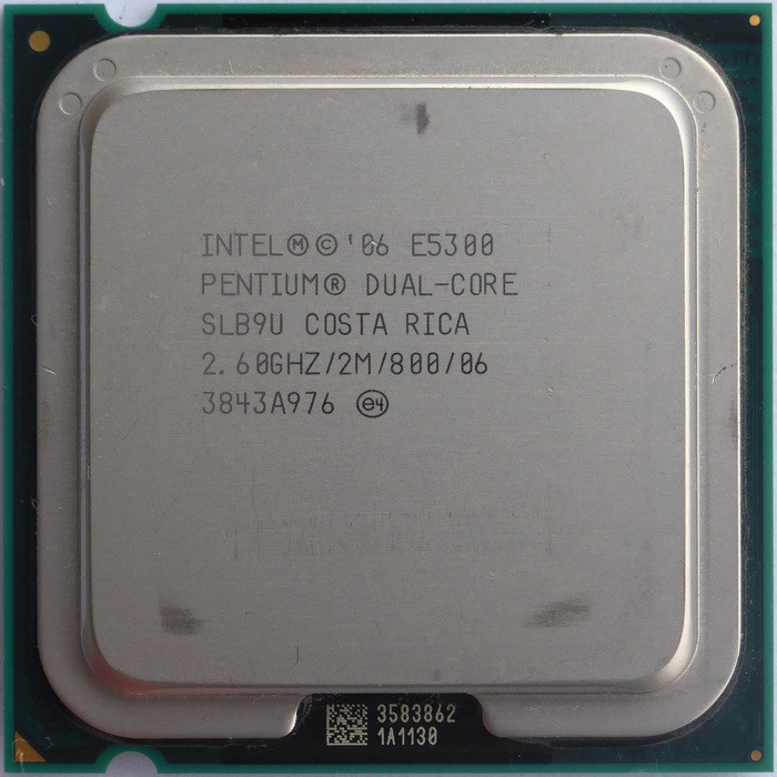 Bộ xử lý Intel® Pentium® E5300 2M bộ nhớ đệm, 2,60 GHz, 800 MHz FSB cũ TCVIET | Shopee Việt Nam