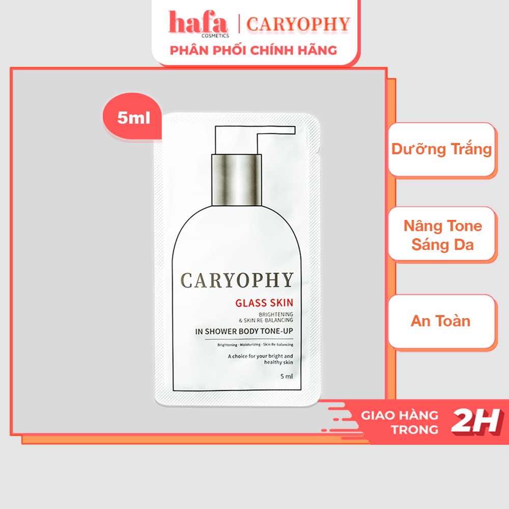 [Sample 5ml] Kem Dưỡng Trắng Da Bật Tone Body 3 in 1 Caryophy Glass ...