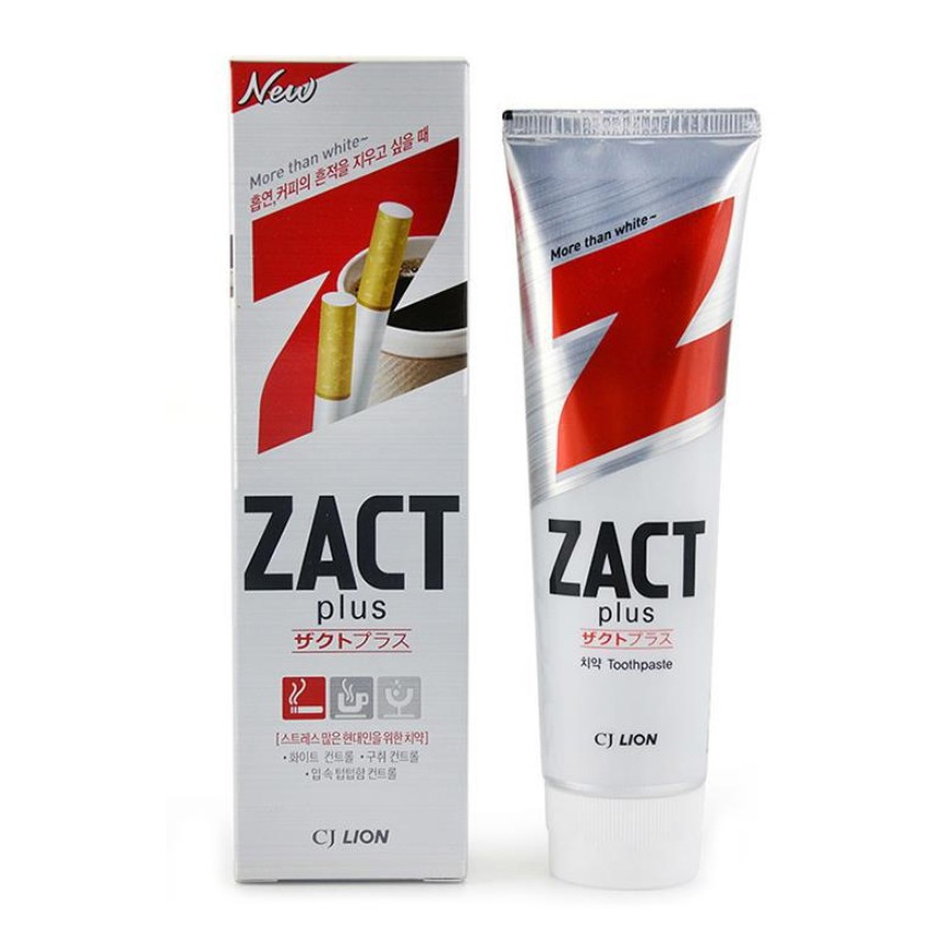Kem đánh răng cho người hút thuốc Zact Lion Plus Hàn Quốc 140g | Shopee Việt Nam