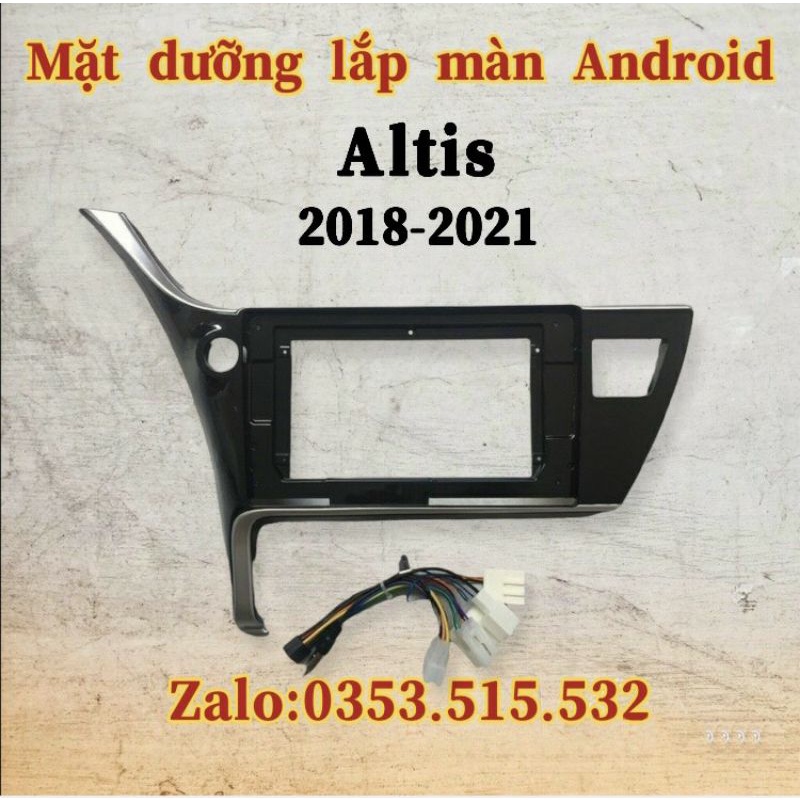 Mặt dưỡng Toyota Altis 2018-2021 (10 inch) | Shopee Việt Nam