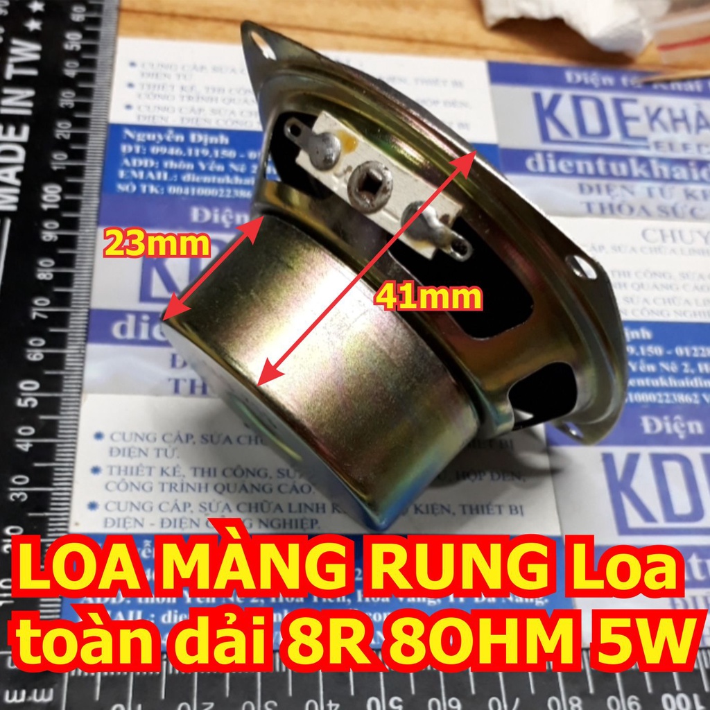 LOA MÀNG RUNG Loa toàn dải 3inch 8R 8OHM 5W phi 78mm cao 41mm kde3204 | Shopee Việt Nam