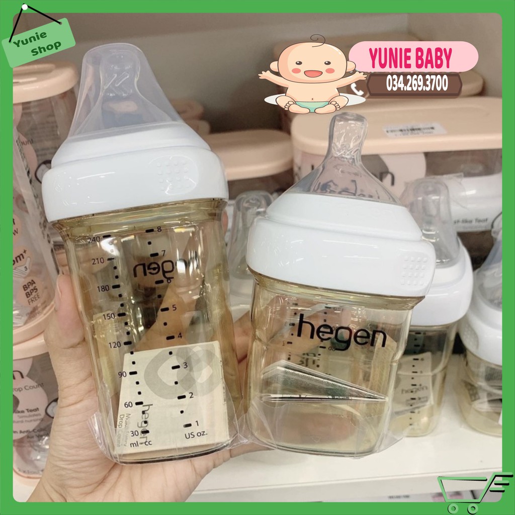 [CHÍNH HÃNG] Bình sữa Hegen PPSU 150ml - 240ml - 330ml | Shopee Việt Nam