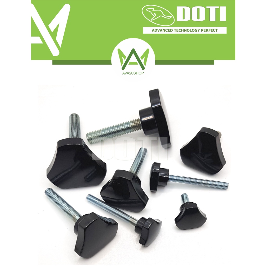 NÚM vặn nhựa DOTI hình tam giác bulon M8 | Shopee Việt Nam