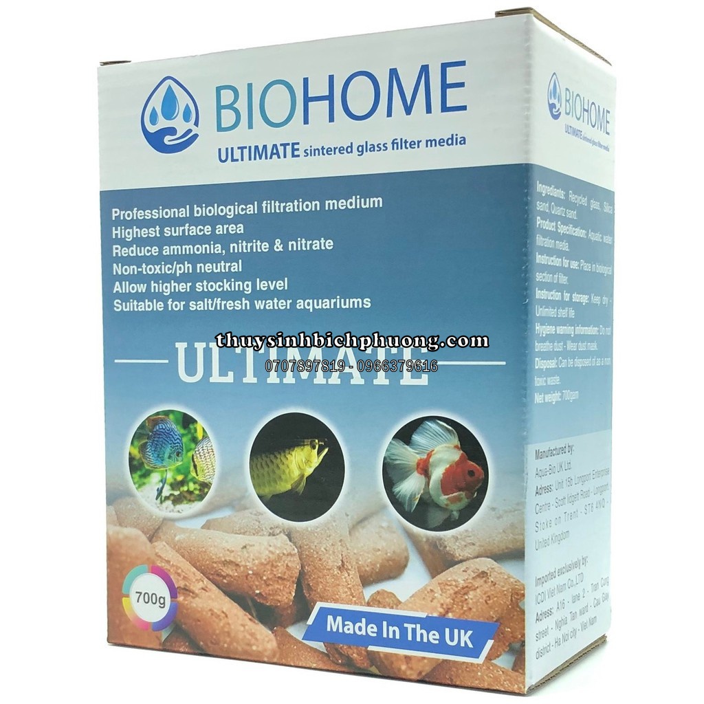 BIOHOME ULTIMATE - VẬT LIỆU LỌC LÀM TRONG HỒ CÁ THỦY SINH | Shopee Việt Nam
