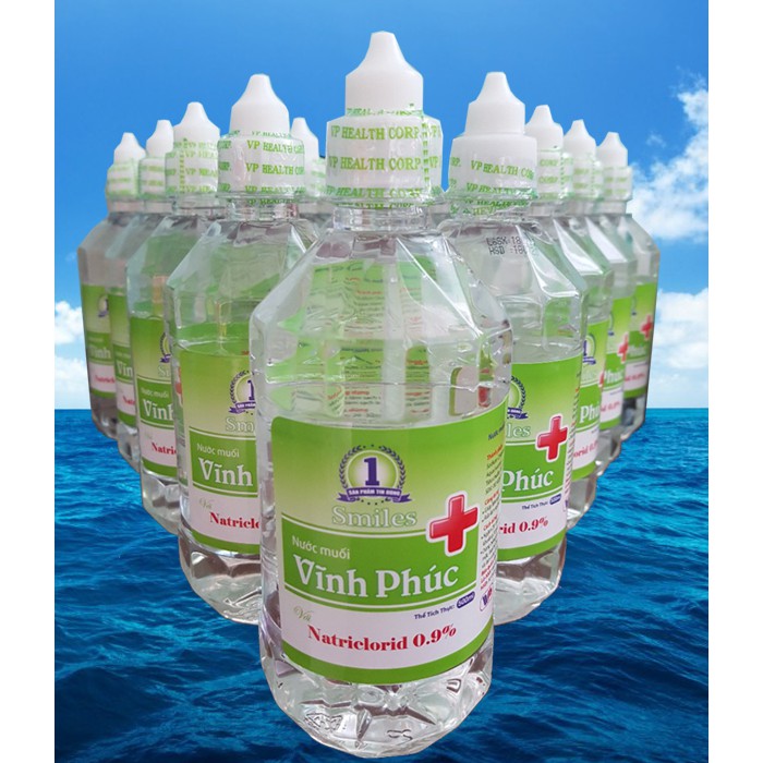 Combo 20 chai Nước muối sinh lý Vĩnh Phúc 500ml - 1lit 12 CHAI | Shopee Việt Nam