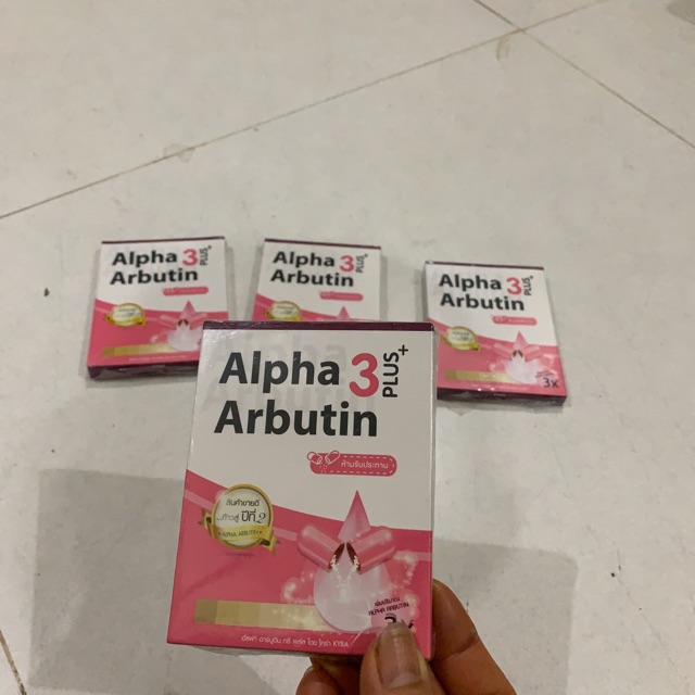 Vỉ 10 viên Alpha butin trắng da Thái lan | Shopee Việt Nam
