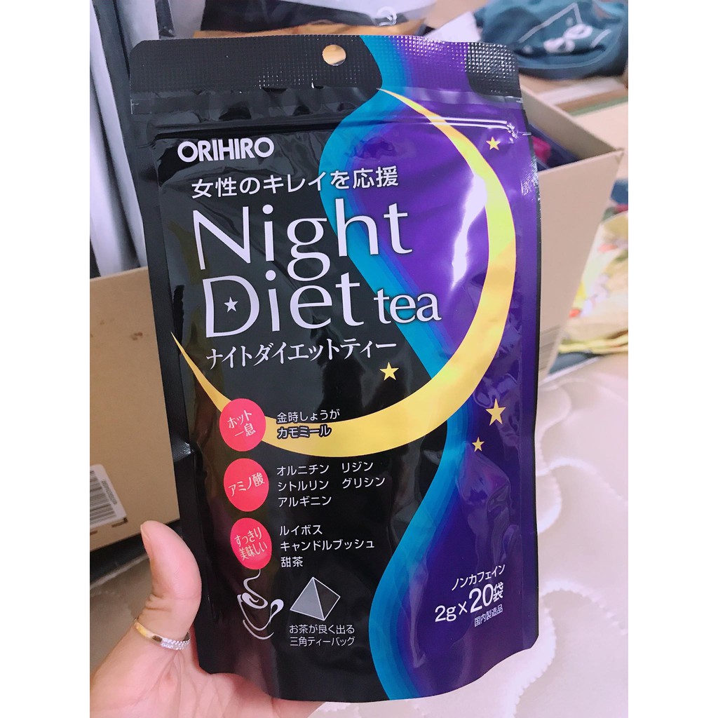 Trà giảm cân Orihiro Night Diet Tea Nhật Bản Chính Hãng | Shopee Việt Nam