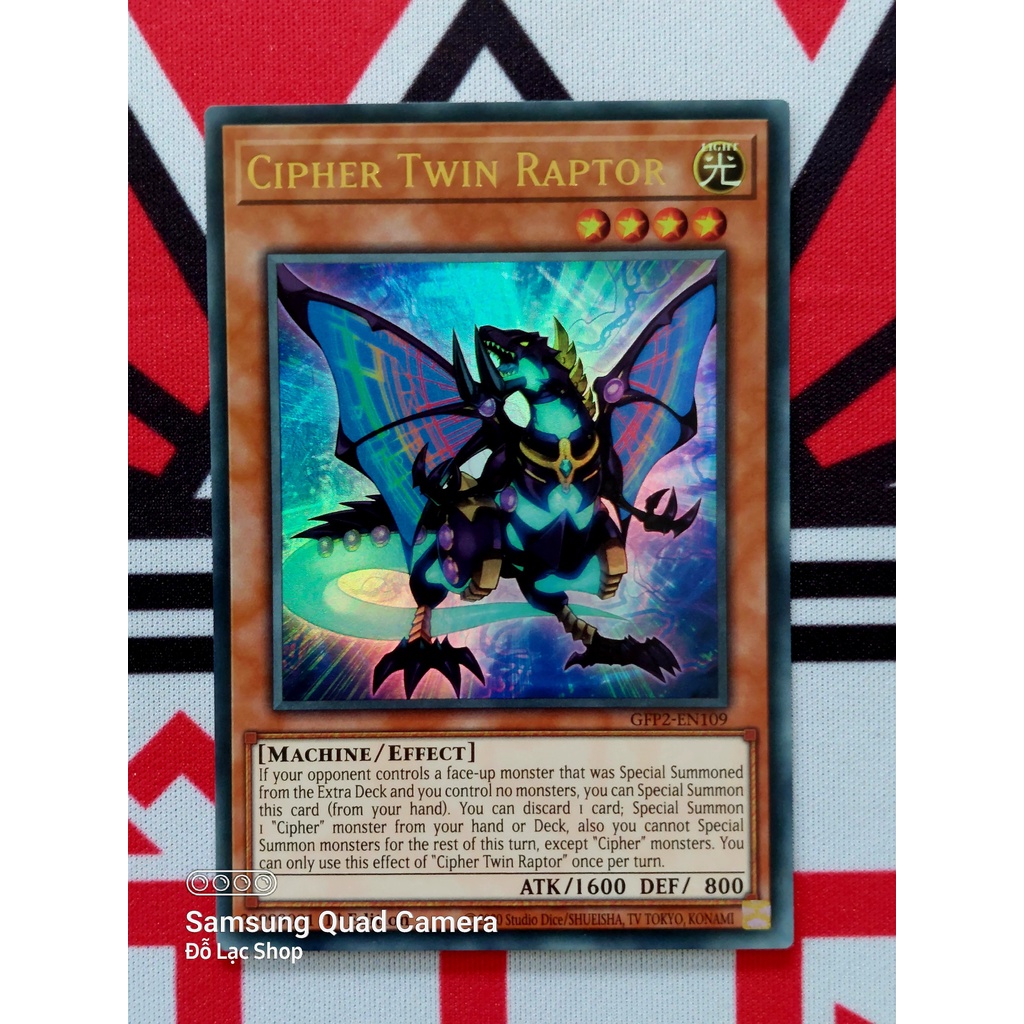 [ Đỗ Lạc Shop ] Thẻ Bài Yugioh Monster Cipher Twin Raptor - GFP2-EN109 ...