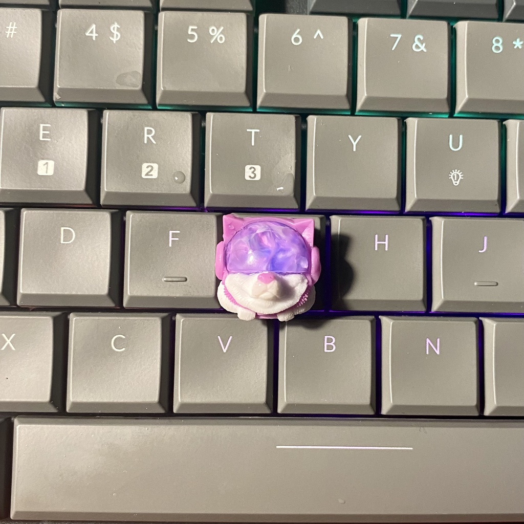 Nút Bàn Phím Keycap Artisan Sirius Tím Clone trang trí bàn phím cơ ...